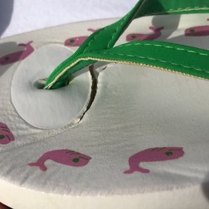 Sugar | Shoes | Vintage 998 Sugar Floaties Flipflops White With Pink ...